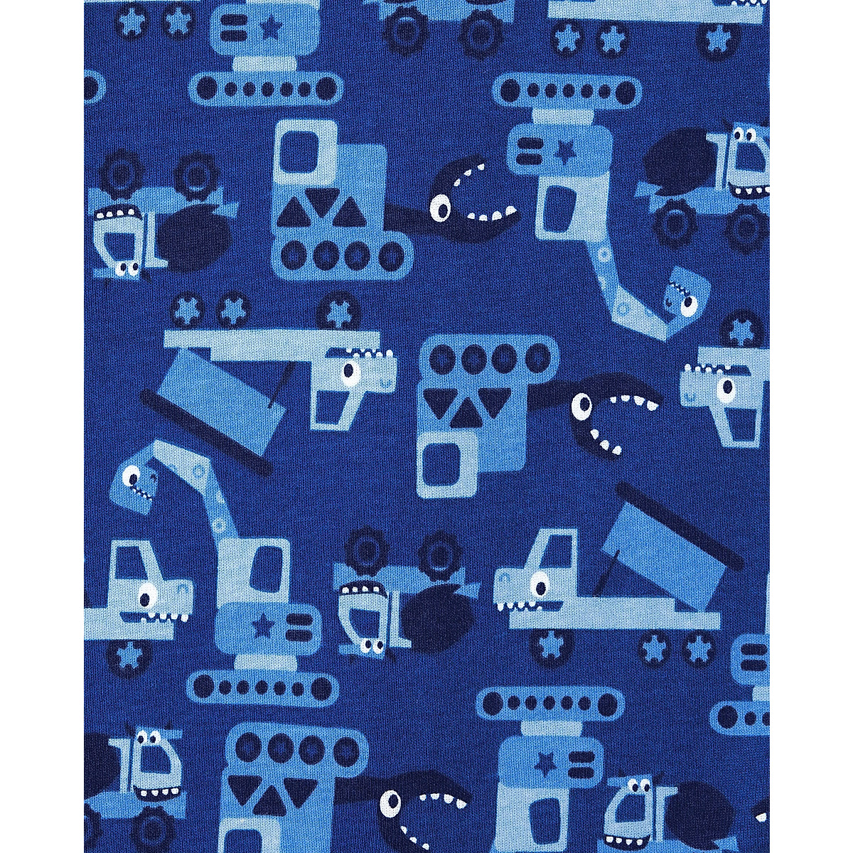 The Children's Place Baby and Toddler Boy Snug Fit Cotton Zip-Front One Piece Pajama 2-Pack, Dino Truck-2 Pack, 9-12 Months