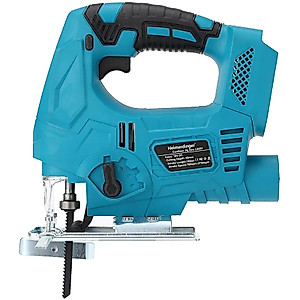 Cordless Jig Saw for Makita 18V Battery,0°-45° Bevel Cuts,4 Orbital Settings-Brushless Electric Jigsaw Tool for Straight/Curve/Circle Cutting