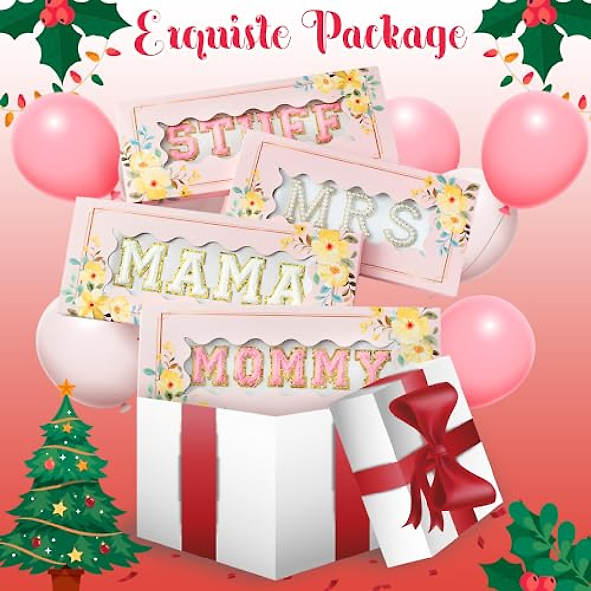 Y1tvei Preppy Patch SKIN Varsity Letter Cosmetic Toiletry Bag PU Leather Portable Makeup Bag Zipper Pouch Storage Purse Waterproof Organizer Gift for Women Teen Girls Daily Travel Use (Shell Gold)