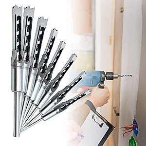 Drill Bit HSS High-Speed Twist Drill Bits Sets Tools Woodworking Tools Mortising Chisel Wood Square Drill Bit Drilling Holes Drill Bit Set (Hole Diameter : 16mm)