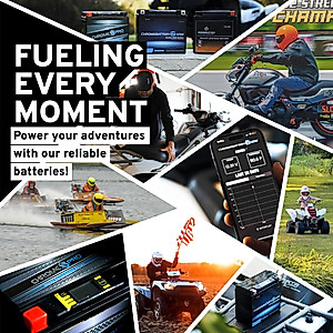 YTX5L-BS Rechargeable Sealed AGM Motorcycle Battery - Maintenance Free - High Performance - Replacement for Yamaha, Honda, Husqvarna, KTM