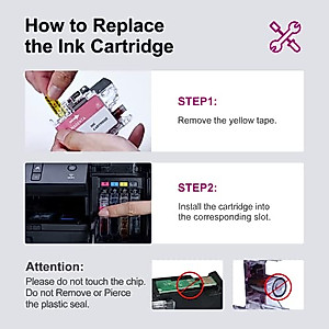 LemeroUexpect Compatible Ink Cartridge Replacement for Brother LC3011 LC-3011 LC3013 LC3011BK for MFC-J491DW MFC-J497DW MFC-J690DW MFC-J895DW Printer (4 Black 2 Cyan 2 Magenta 2 Yellow, 10-Pack)