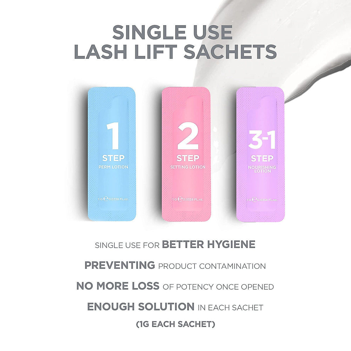CLIONE PRIME Lash Lift Lotion - 15 Pcs Eyebrow Lamination Eyelash Perm Home & Professional Use Eyelash Lift Lash Perm Made in Korea