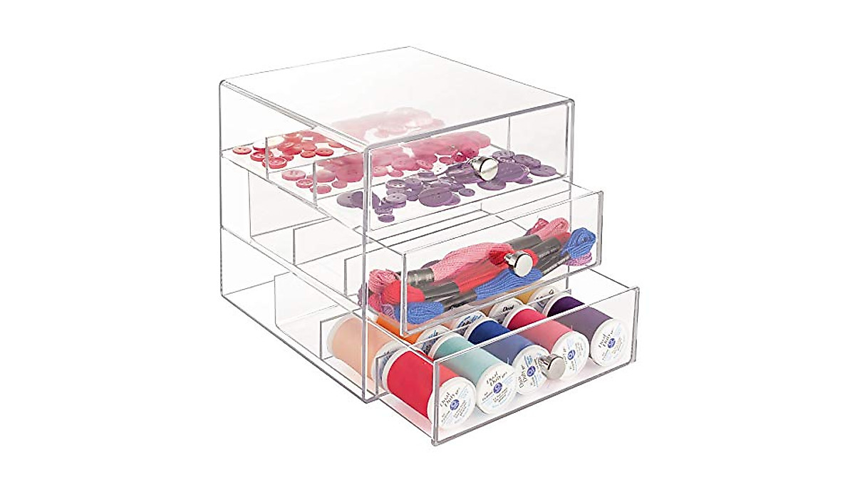 iDesign 3-Drawer Vanity Organizer – Clear Storage Solution