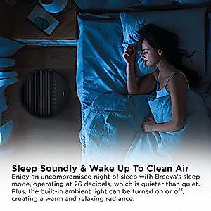 TCL Breeva A5 Smart Air Purifier with 5-Stage Clean, True HEPA (H13), Removes 99.97% of Dust/Bacteria/Odors & More, App & Voice Control, Auto Shield, Ultra-Quiet, Black (A515B)