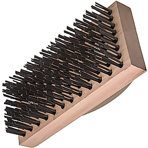 Carlisle FoodService Products 4067600 Ergonomic Steel Butcher Block Scratch Brush, 9-3/8”