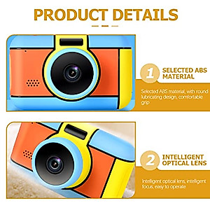 Mobestech Digital Camera Digital Camera Kids Camera Digital Children Cameras Kids Selfie Camera Mini Video Camera Pocket Camera Children Birthday Gift Without Small Camera Kid Toys