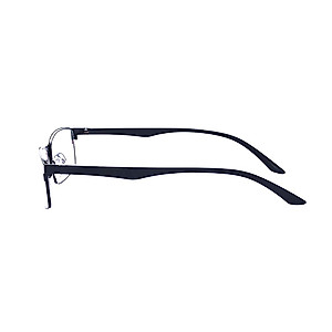 ALWAYSUV Shortsighted Glasses TR90 Full Frame Myopia Glasses -4.0 Men Women Black Please Kindly Note These are not Reading Glasses