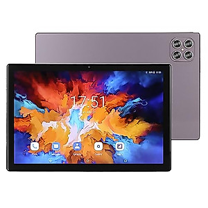 EBTOOLS 10.1 Inch12 Tablet pc, 256GB Expand, Quad Core Tablets, HD Touch Screen, Dual Speaker,Certificated WiFi, 8MP 2MP Camera, 6000mAh Battery (US Plug)