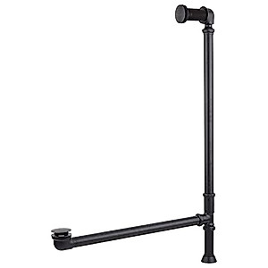 Signature Hardware 946173-69 Rosalind 69" Acrylic Soaking Pedestal Freestanding Tub with Pre-Drilled Overflow Hole