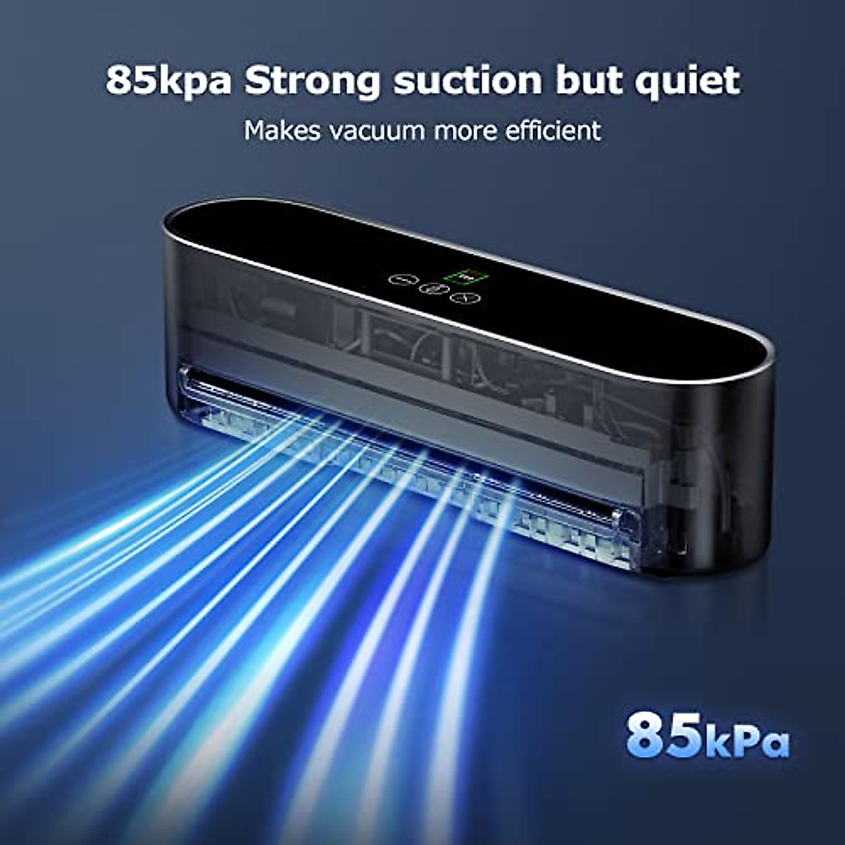 FRESKO Hands-Free Full Automatic Vacuum Sealer Machine，Automatic Moisture Detection Food Sealer with 10 Food Preservation Bags， LED Touch Screen (ETL Certified)