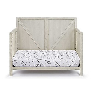 Suite Bebe Barnside 4-in-1 Convertible Crib in Washed Gray