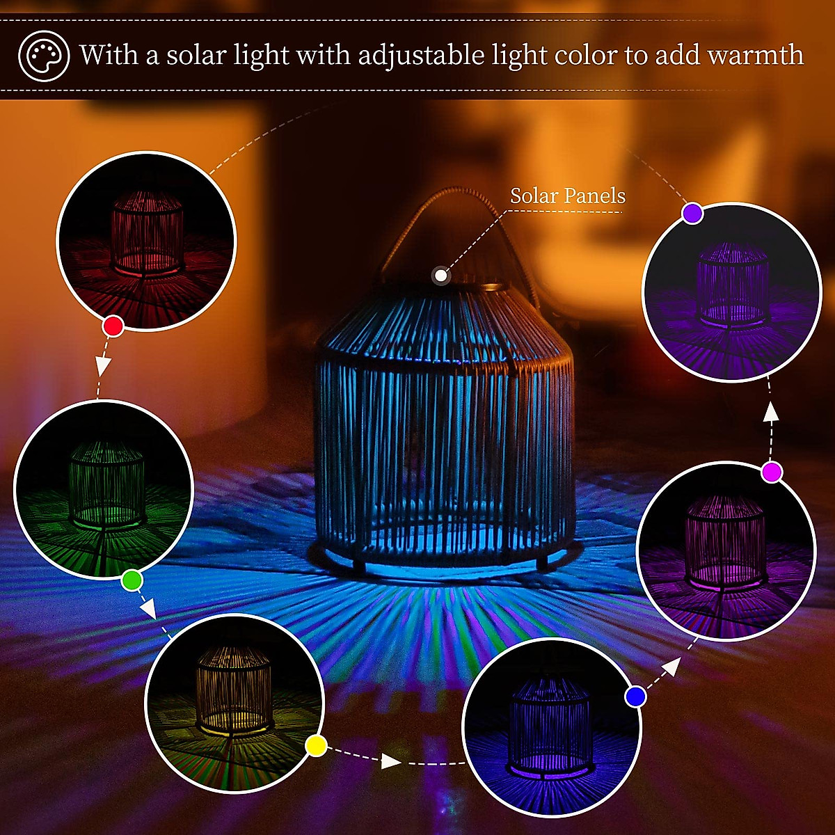 RADIATA Boho Patio Furniture Sets Outdoor Conversation Wicker Bistro Sectional Sofa and Chair Sets for Backyard, Porch, Deck, Garden (9pcs)