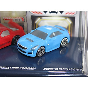Micro Machines 2021 Series 4 World Pack #11 GM Icons: ZR1 Corvette, Pontiac Trans Am, '63 Split Window Corvette, IROC-Z Camaro, Cadillac CTS V