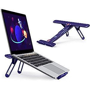 seenda Laptop Stand, Ergonomic Portable Stand, Adjustable Notebook Riser Holder Compatible with MacBook, Dell, Lenovo More 10-15.6 Inches Computers