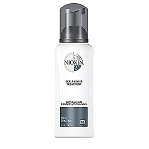 Nioxin Scalp + Hair Thickening System 2 Leave on Treatment, For Natural Hair with Progressed Thinning, 6.8 oz (Packaging May Vary)