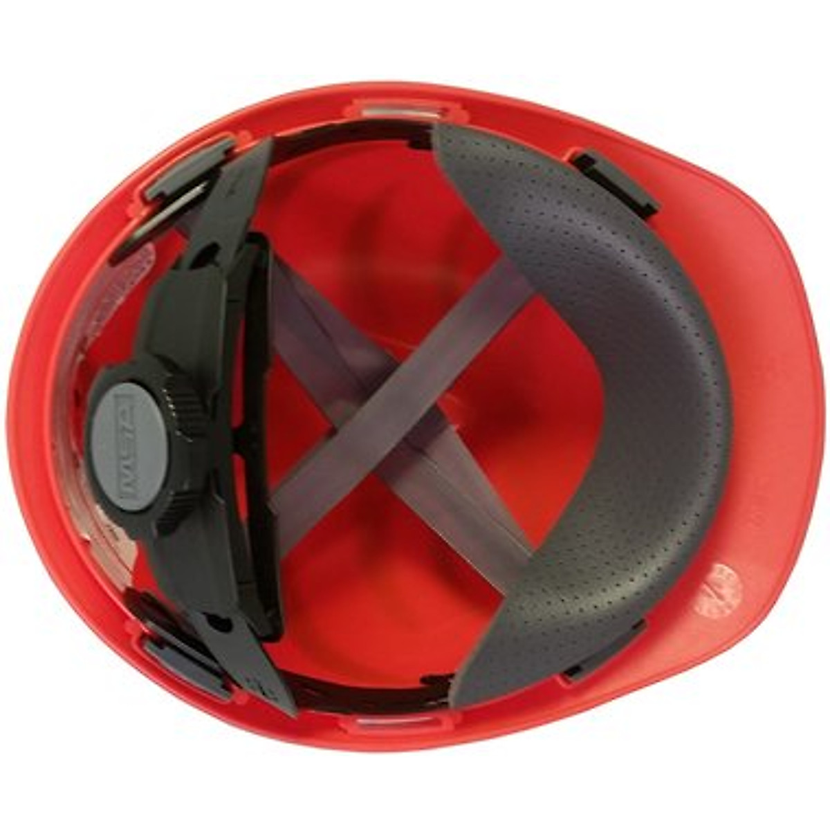 MSA V Cap Style Hard Hats w/FasTrac III Suspensions and Handy Tote Bag - Hi Viz Orange