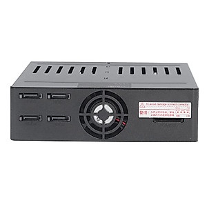 Tangxi 4 Bay HDD Cage 2.5in SATA Ⅰ, SATA Ⅱ, SATA Ⅲ, HDD,Hard Disk, SSD, 5.25in Drive Tray, Computer PC Case Internal 4 Bay 9.5mm 12.5mm Thick Bottom Hard Drives SSDs 6Gbps for Wins