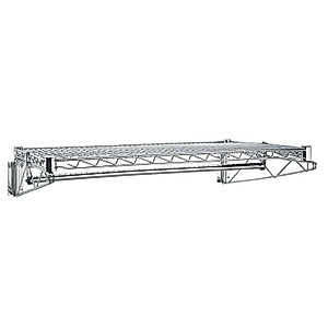Nexel Commercial Wall Mount Coat Rack with Bar, 36"W x 24"D x 6"H, Durable Chrome Plated Steel Wire, 12 Hangers, 200lb Capacity, Chrome (GW36C)