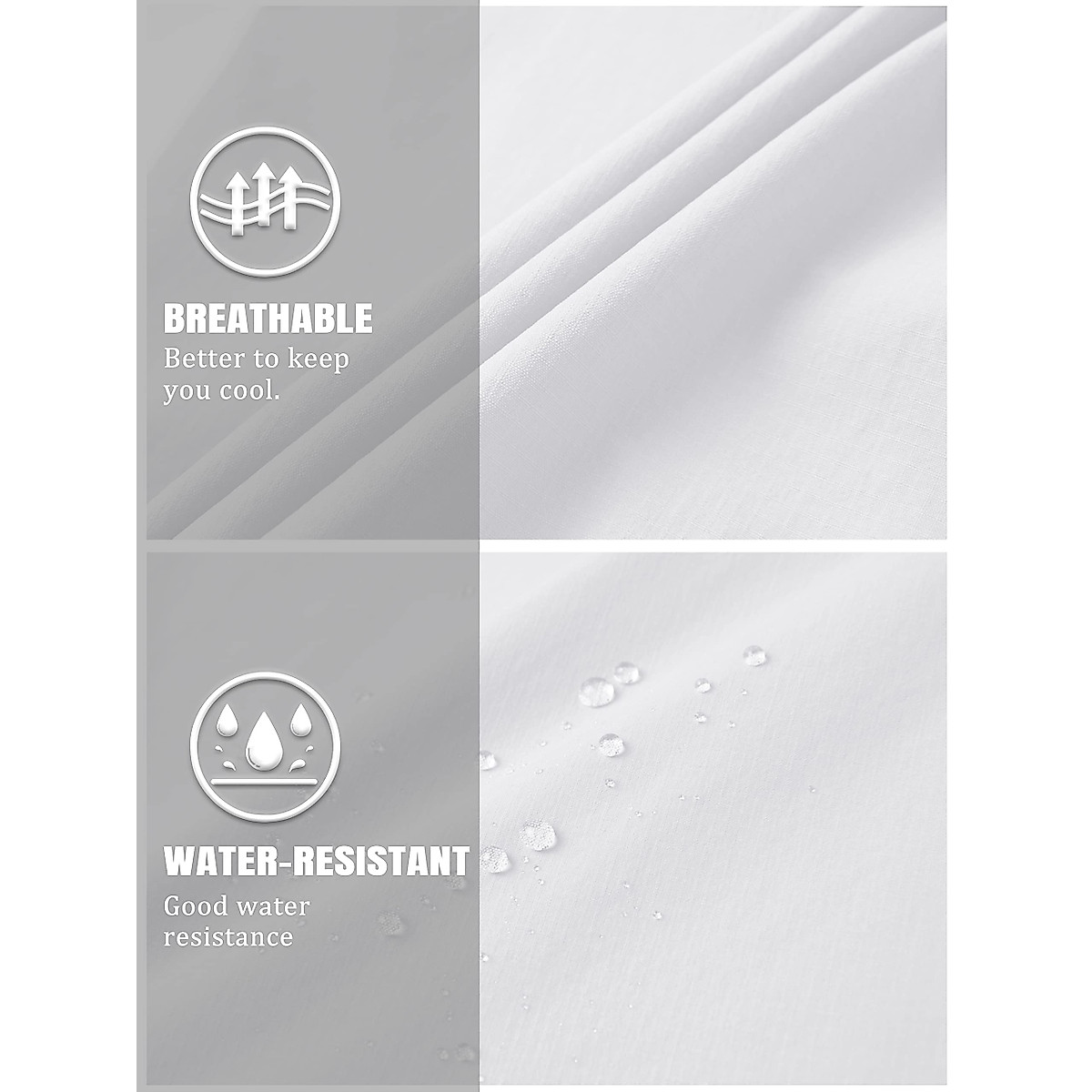 TACVASEN Casual Cargo Pants Mens Hiking Fishing Shorts Workout Atheletic Shorts Below Knee Shorts Quick Dry Shorts with Multi Pockets Capri Pants