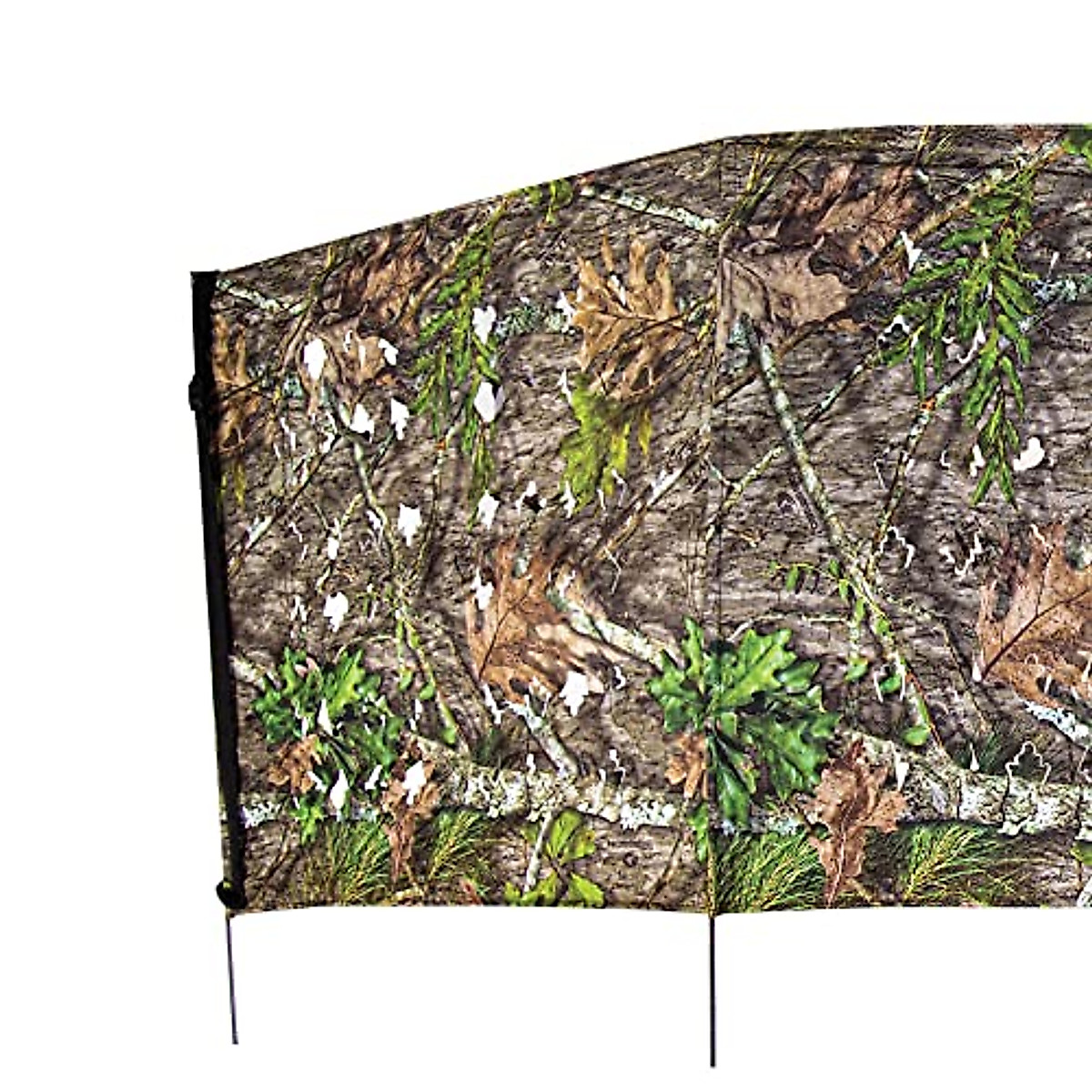 Ameristep 4-Spur Ground 3D Leafy Die-Cut Camo Ultra-Compact Easy-Setup Three-Panel Low-Noise Run-and-Gun 2-Person Hunting Blind