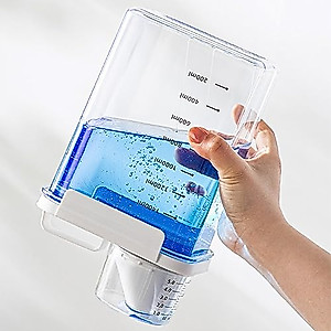 Storage Tank With Measuring Cup, Washing Powder Storage Box, Household Laundry Detergent Storage Bottle, Washing And Care Products Packaging Tank (Color : 1800ML)