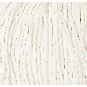 Soro Essentials- 32 oz. Rayon Mop Replacement Head- Commercial Cut-End Banded Rayon Mop Head Heavy Duty Industrial Wet Mop for Floor Cleaning Home Kitchen Bathroom