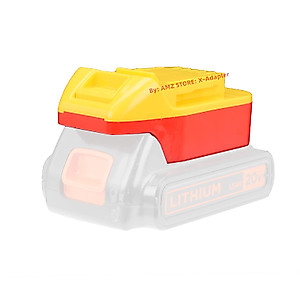 X-Adapter 1x Adapter for DeWalt 20v MAX XR Cordless Tools Works On Black & Decker 20v MAX LBXR20 (Not 18v Ni-CD) Batteries- Adapter Only,BD-DW20