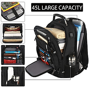 15.6 Laptop Backpack for Women, Work Backpack with USB Port RFID Anti Theft Travel Backpacks for Teacher Nurse, Cute School College Gifts Bookbag Wide Open Water Resistant Casual Daypack for Tablet