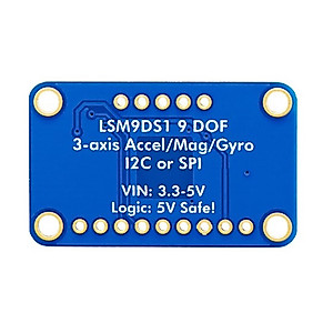 Adafruit (PID 3387) 9-DOF Accel/Mag/Gyro+Temp Breakout Board - LSM9DS1