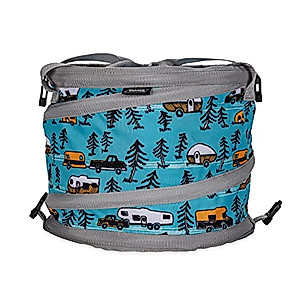 Camco Life is Better at The Campsite Pop-Up Cooler, Sketch Design | Features a Water-Resistant Interior and Built-in Bottle Opener | Holds Up to a 12-Pack of Bottled or Canned Drinks (53417)