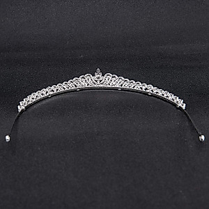 Sepbridals CZ Cubic Zirconia Tiara for Wedding,Crystals Bridal Diadem Crown for Hair Accessories CH10219