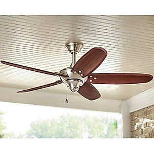 Home Decorators Collection Altura 48 in. Indoor/Outdoor Brushed Nickel Ceiling Fan
