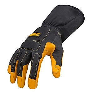 DEWALT Premium MIG/TIG Welding Gloves, Gauntlet-Style Cuff, X-Large