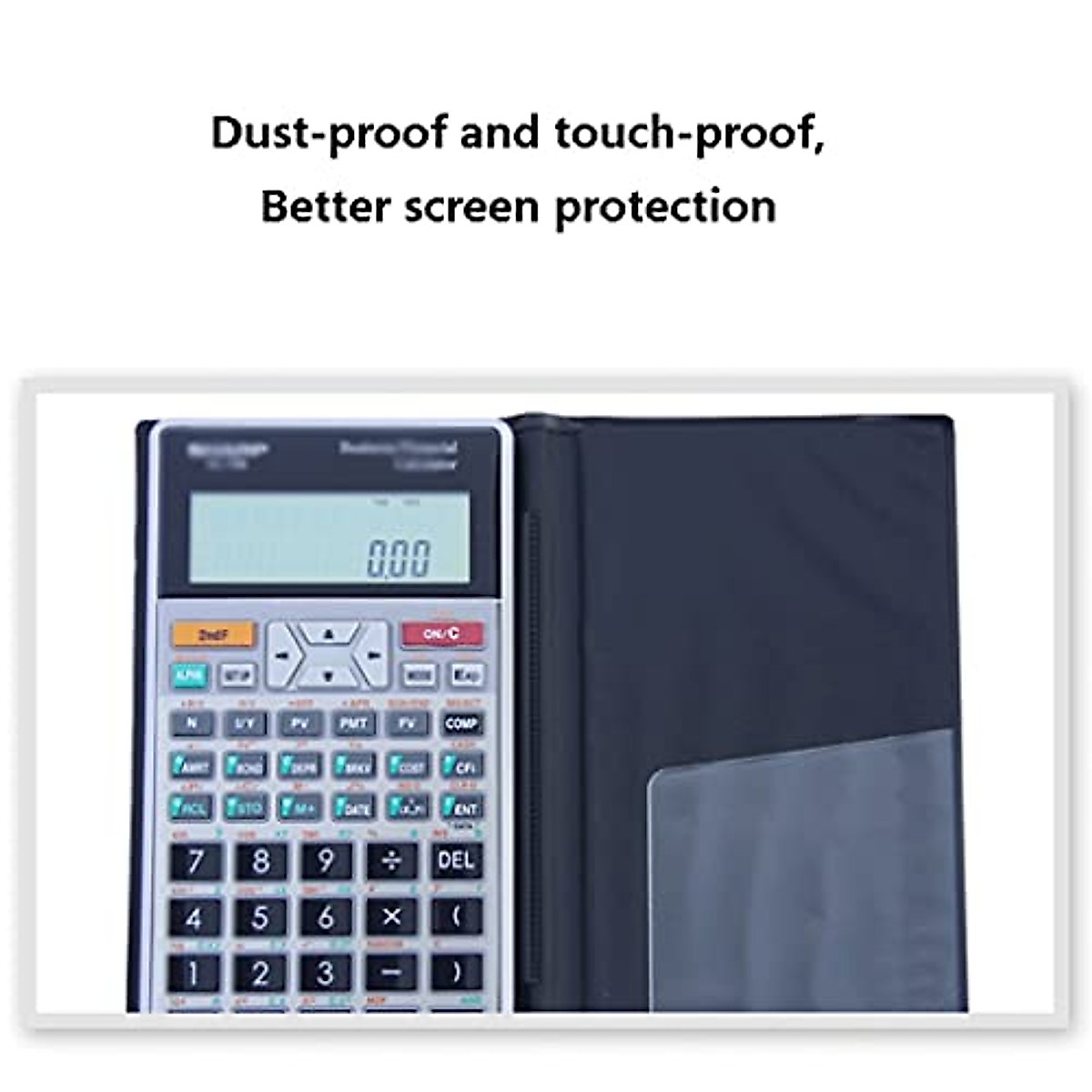 Calculator,Advanced Scientific Gray Financial Calculator,12-Digit Two-line Display Screen,Battery-Powered,School Students Calculators