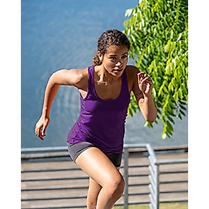 Woolly Clothing Women's Merino Wool Tank Top - Ultralight - Wicking Breathable Anti-Odor - Charcoal Grey - S