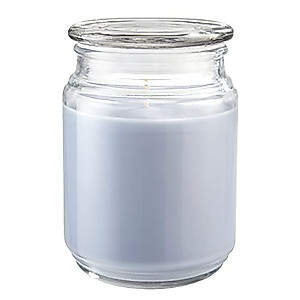 Candle-lite Scented Candles, Fresh Lavender Breeze Fragrance, One 18 oz. Single-Wick Aromatherapy Candle with 110 Hours of Burn Time, Light Purple Color