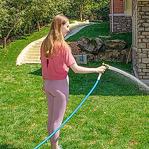 Fevone Garden Hose 35ft Water Hose Heavy Duty Garden hoses for Outdoors 35 feet No Kink Hose Flexible Water Hose Drinking Water Safe