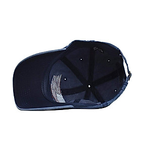 XibeiTrade USA Flag Honor Cotton Baseball Cap Men Women Sports Outdoor Casual Hat (Black)