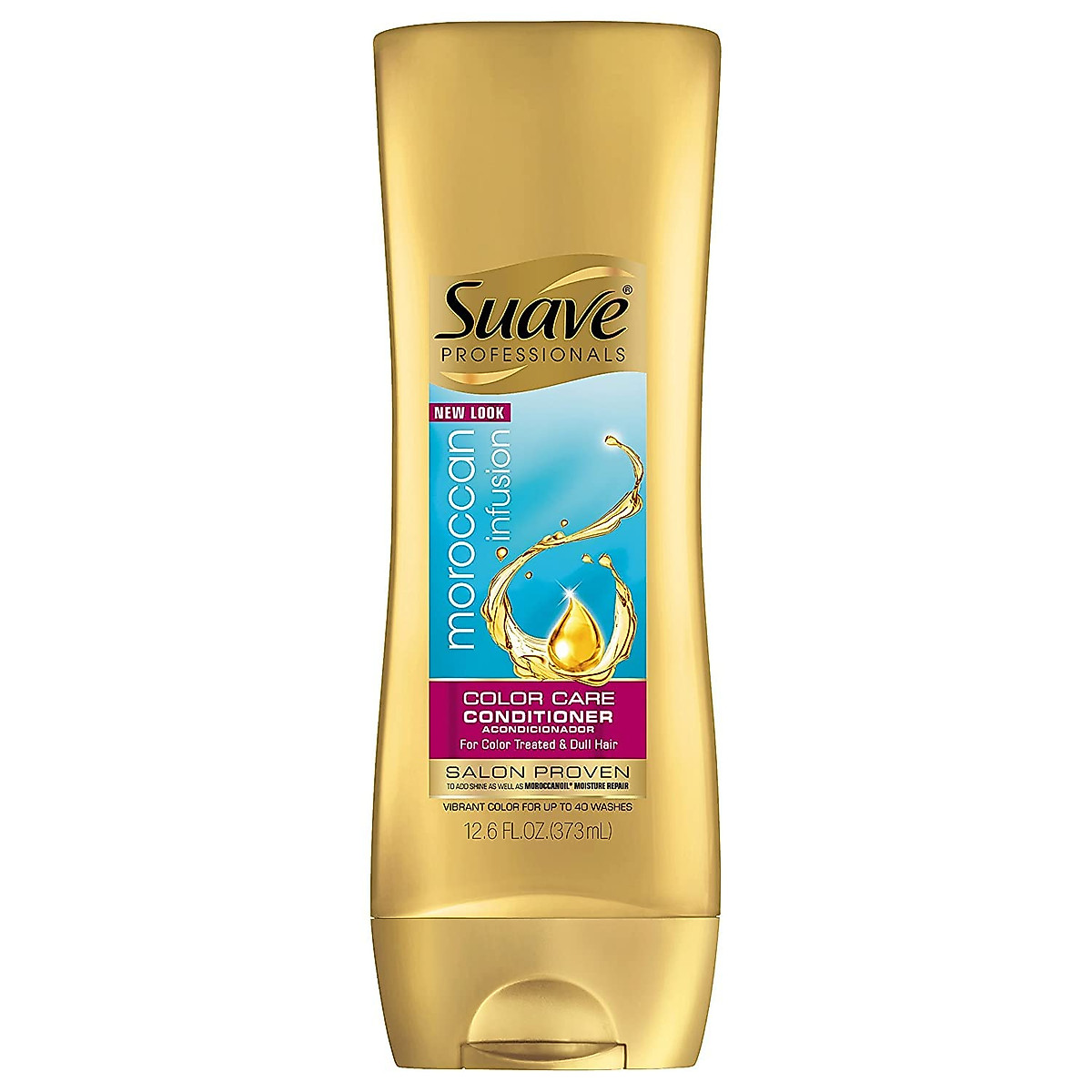 Suave Conditioner Moroccan Infusion Color-Care 12.6 Ounce (372ml) (2 Pack)