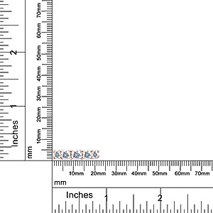 SAVEARTH DIAMONDS 14k Rose Gold Over Sterling Silver 1 1/5 Carat Moissanite Lab Created Diamond Half Eternity Anniversary Wedding Band Ring For Women (1.20 Cttw) Ring Size - 6