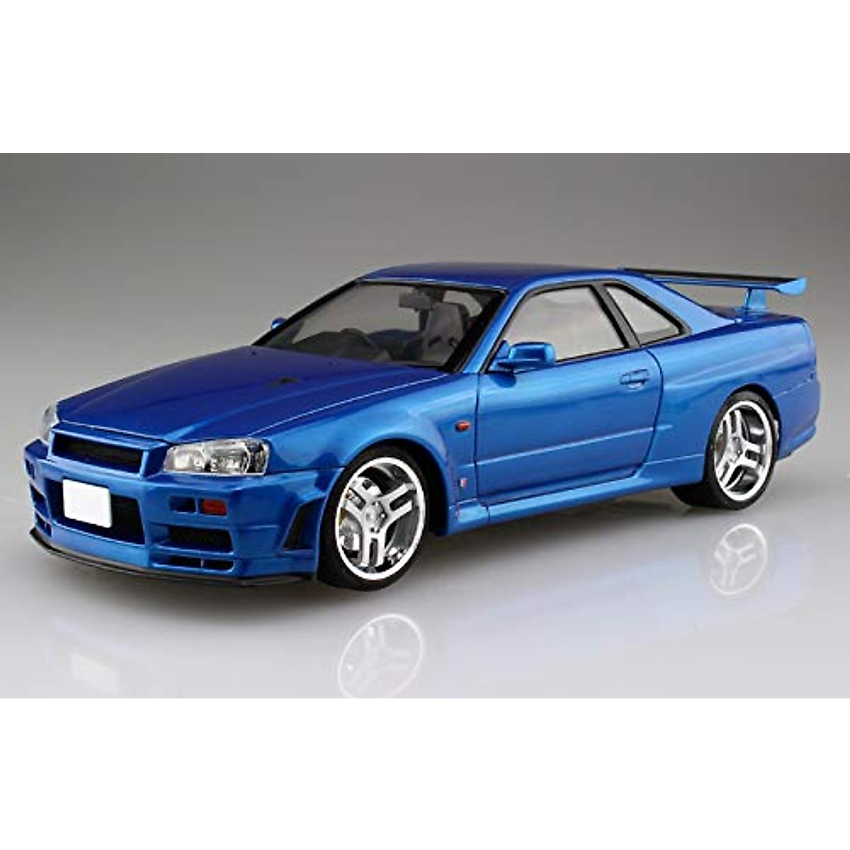 Aoshima 1/24 Scale Initial D Kozo Hoshino Bnr34 Skyline GT-R- Plastic Car Model Building Kit # 57339