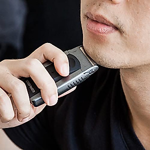 URBANER Battery Powered Grooming Trimmer Gift Set for Men, Electric Beard Shaver and Ear and Nose Hair Clipper, Safe Blades, Portable, Cordless, MB-970