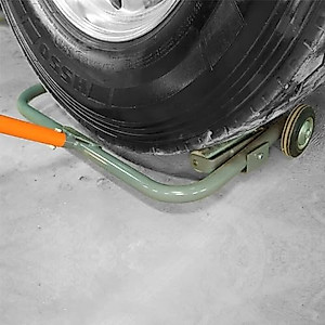 Martins Industries MSTWD Heavy Duty Wheel Dolly for Large Tires, Trucks, Buses, Semis for Shops garages, Made with Steel, 360 Degree Movement, Ergonomic Design