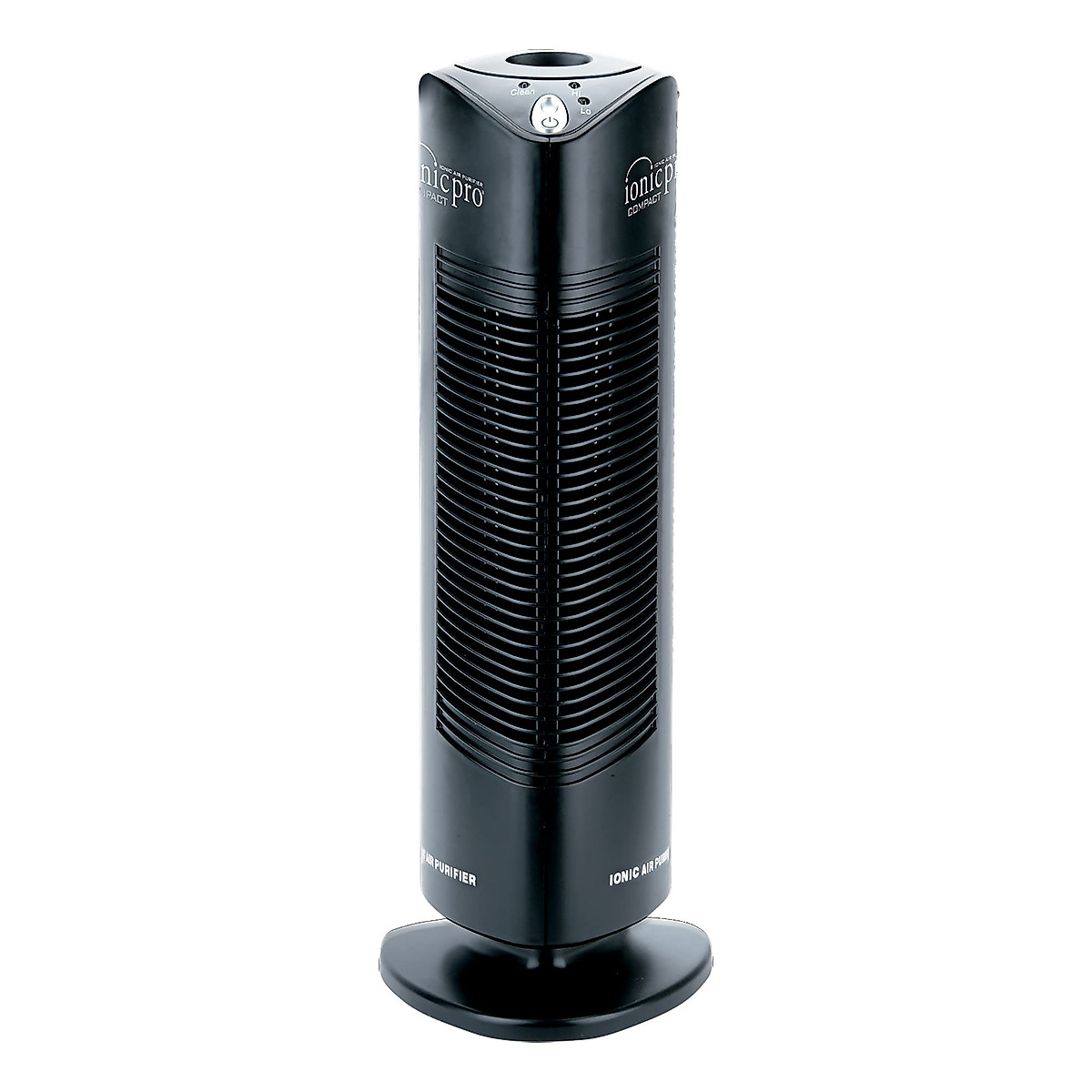 ENVION CA200 Ionic Pro Medium Room Silent Compact Tower Air Purifier with High and Low Settings, Removes Pollen, Smoke, and Irritant Particles, Black