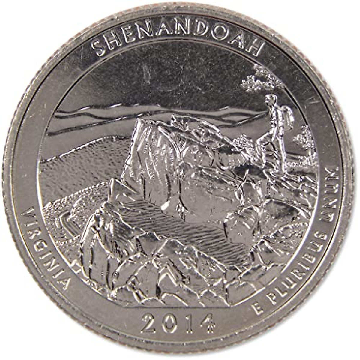 2014 S National Park Quarter 5 Coin Set Uncirculated Mint State Clad 25c