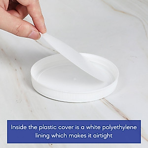 Haneye 2 Pack 1 Gallon Wide Mouth Glass Jars, Large Mason Jars Gallon Jars with White Plastic Lids, Clear Jar for Fermenting Kombucha Pickling Dry Food Storage