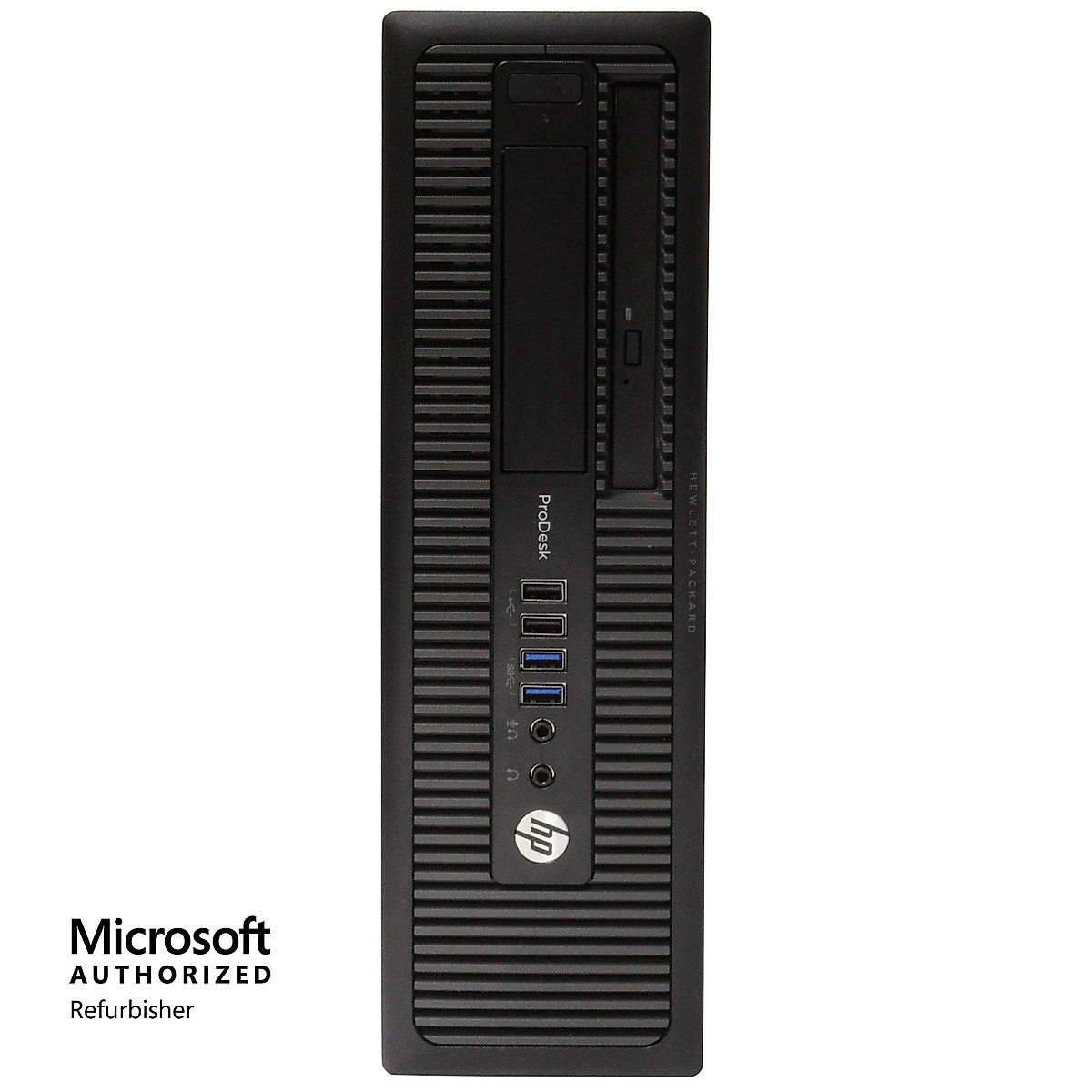 HP ProDesk 600G1 Small Desktop Computer (SFF) | Quad Core Intel i5 (3.20GHz) | 8GB DDR3 RAM | 500GB HDD Hard Disk Drive | Windows 10 Pro | 24in Monitor | RGB Mouse + Keyboard (Renewed)