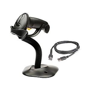 Square Stand, Square Register, Square Terminal Compatible Barcode Scanner | Zebra (Symbol) LS2208 Barcode Scanner with Hands-Free Stand and USB Cable (Renewed)