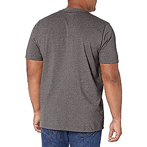 Timberland PRO Men's Base Plate Short Sleeve T-Shirt with Chest Logo, Dark Charcoal Heather, XXL